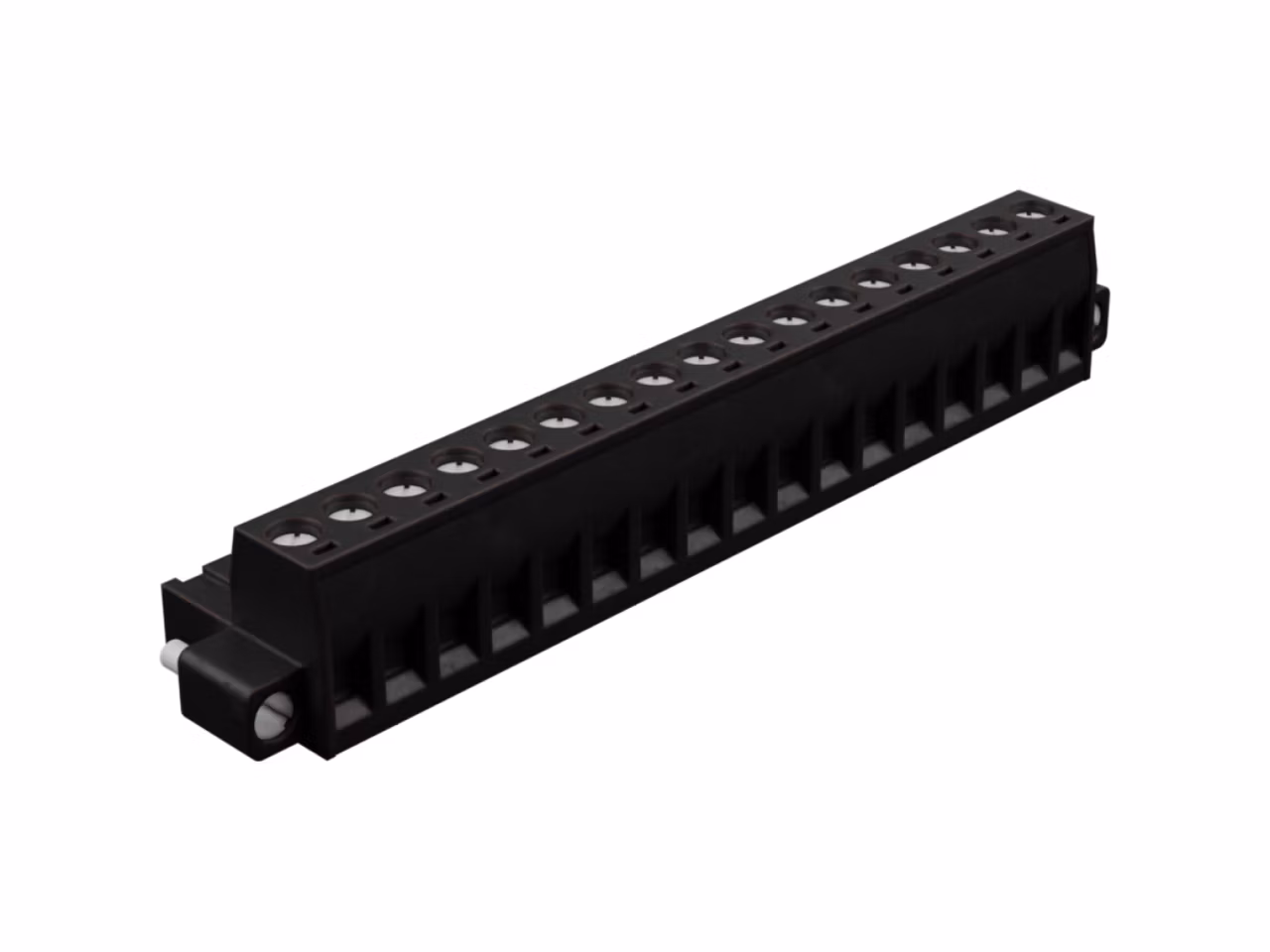 5.00mm Pitch Eurostyle Horizontal Plug, with Retention Screws and Reverse Imprinting, Black, 17 Circuits for sale