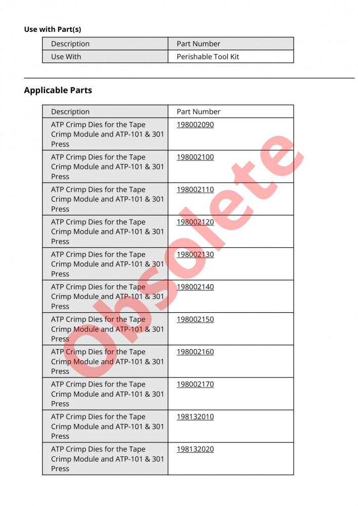 Document page 3 for MOLEX 192280030