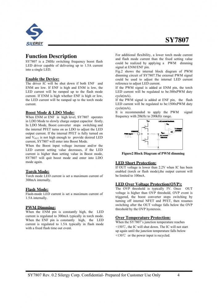 SY7807ADC datasheet page 4