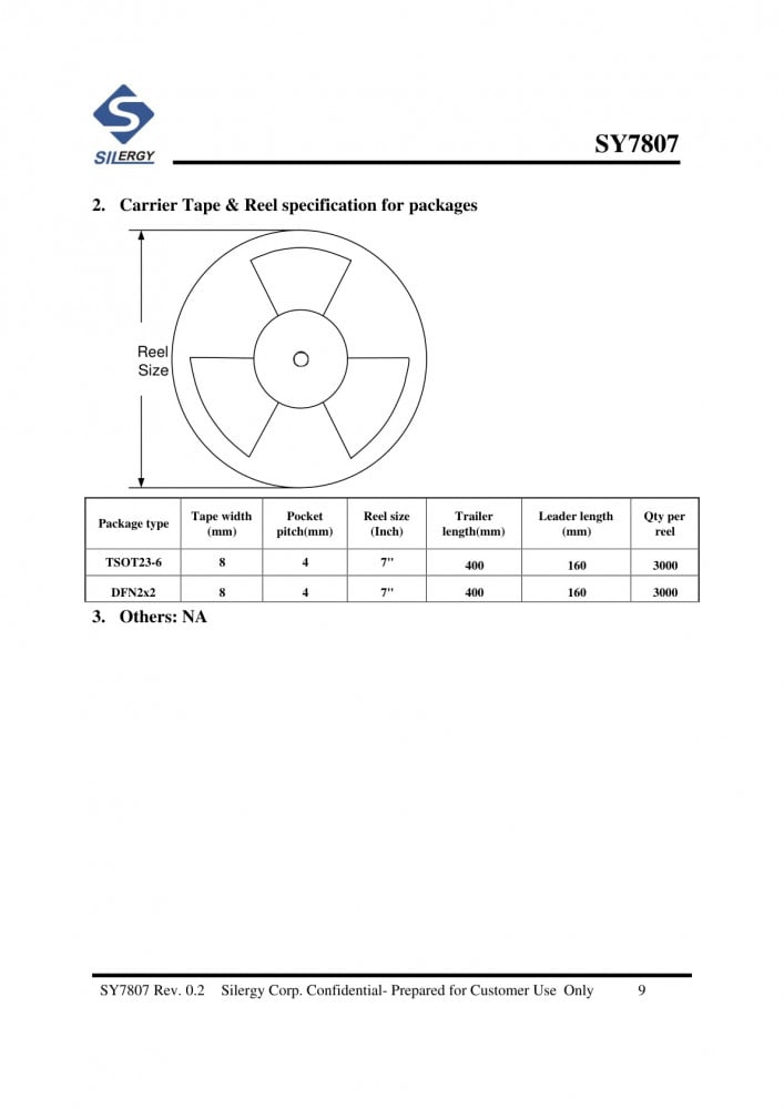SY7807ADC datasheet page 9