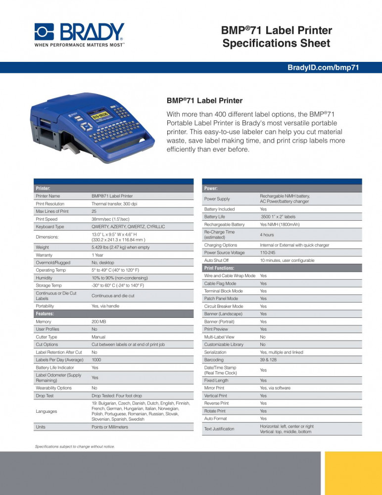 BMP71 technical document image 1