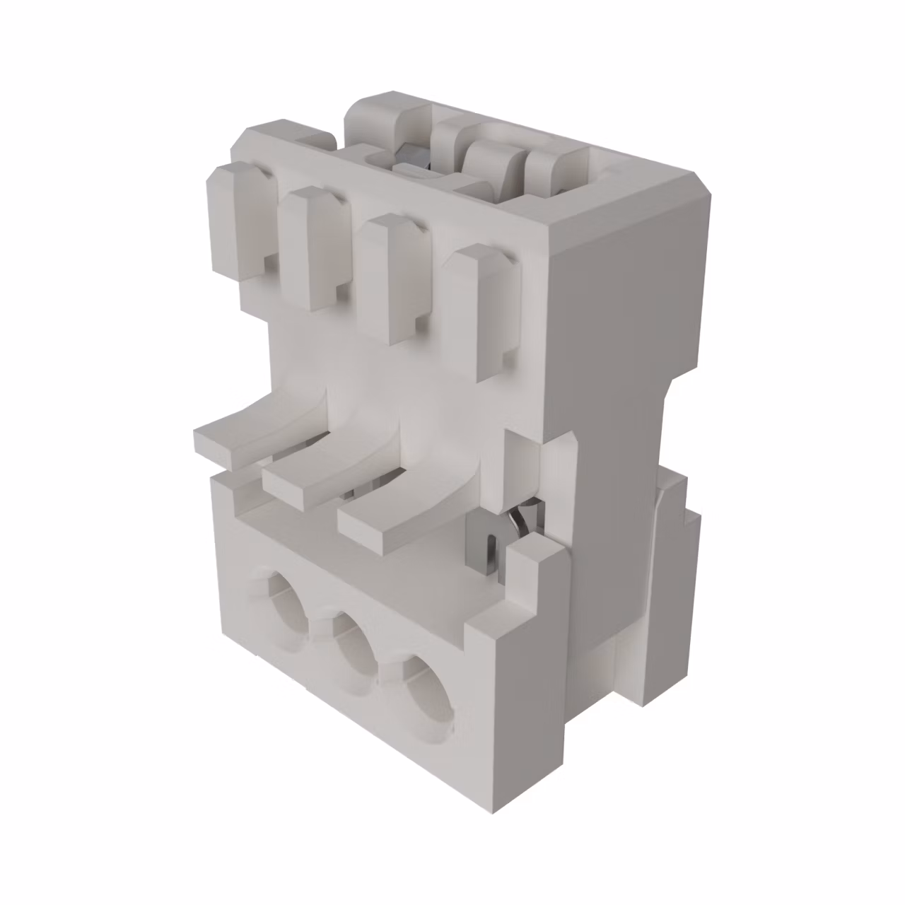 Appli-Mate RAST 2.5 IDT Housing, 5.00mm Pitch, Female, 2 Circuits, All Position Keys, 1 Closed and 1 Open Endwall, Latch at Circuit 2 for sale