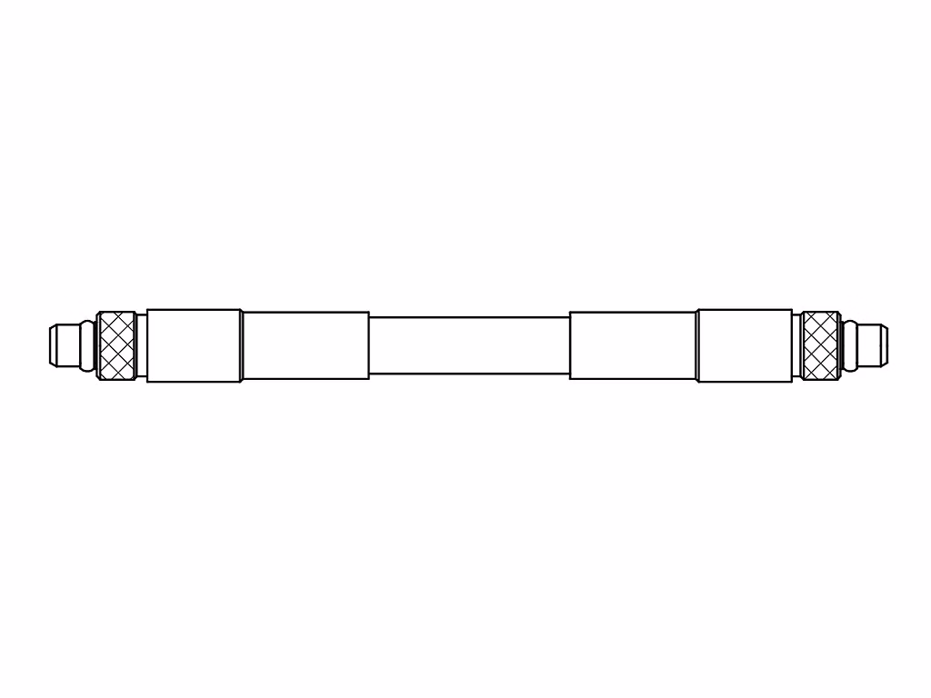 MCX Right-Angle Plug to FAKRA SMB Jack Bulkhead Keying Code D Bordeaux Violet on RG-316 Cable, 90.00mm Length, 50 Ohms