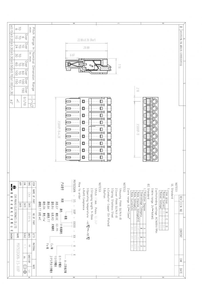 MX15EDGKN-3.5-08P-GN01-Cu-A technical drawing preview