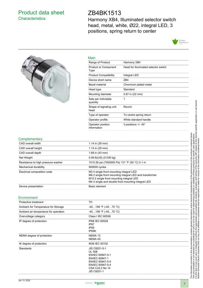 ZB4BK1513 technical document page 1