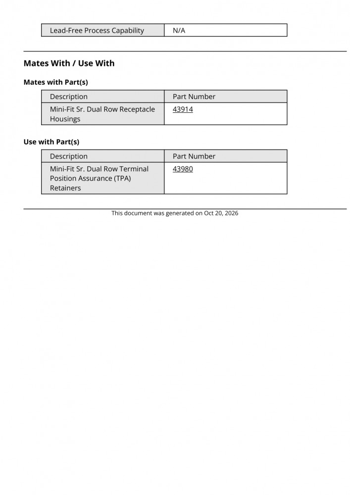 MOLEX 439382105 product document page 3