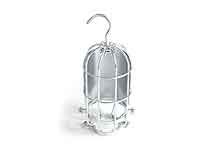 100W Guard Quick-Open with Reflector, Zinc Plated