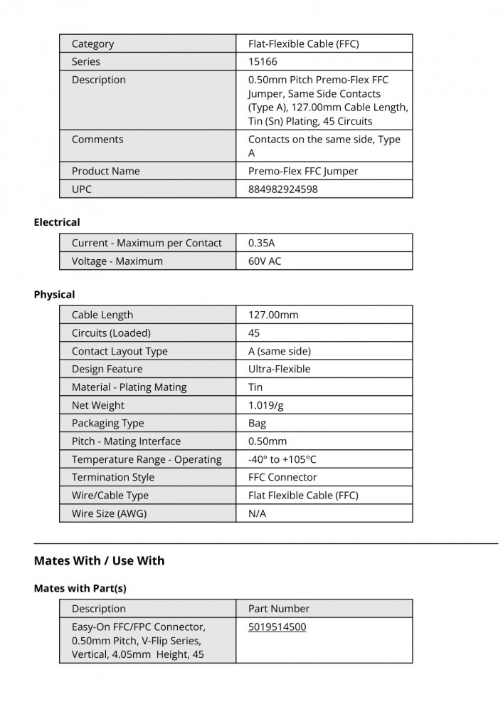 Product document page 2
