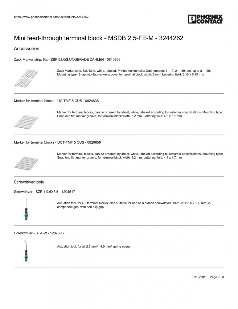 Phoenix Contact 3244262 technical document page 7