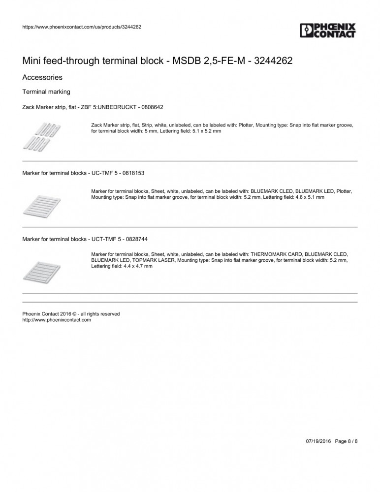 Phoenix Contact 3244262 technical document page 8