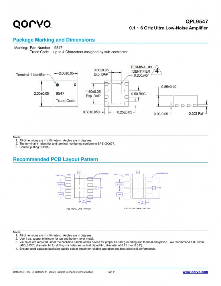 QPL9547 datasheet page 8