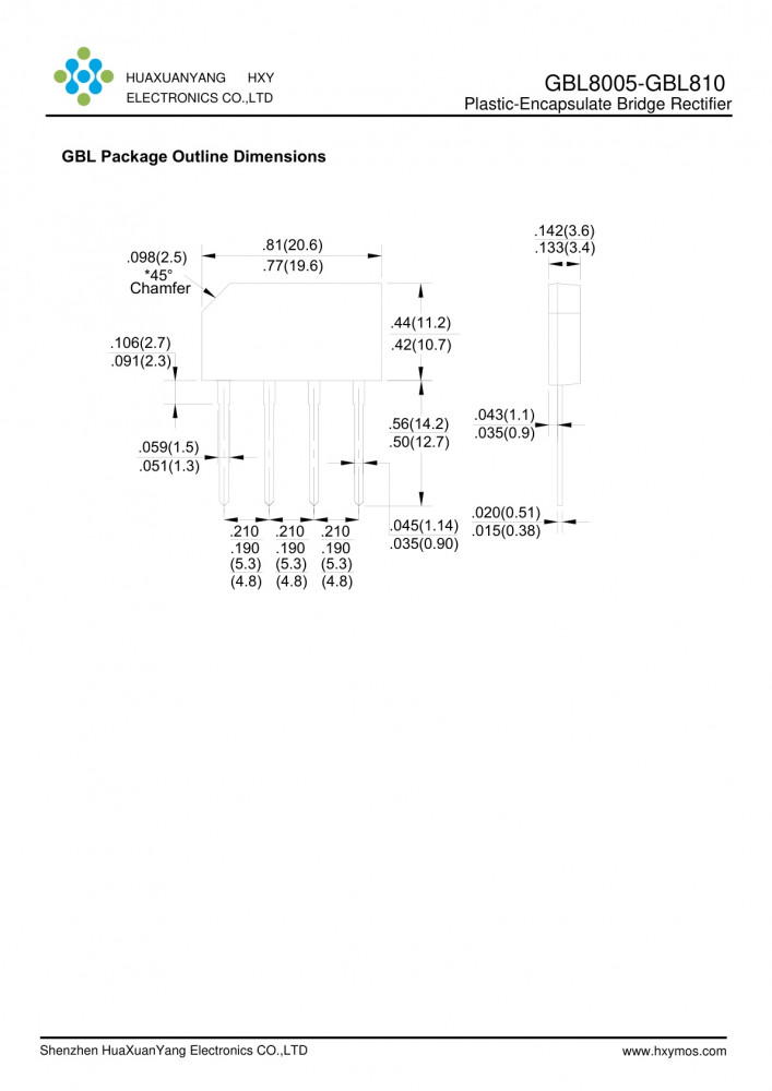GBL810 datasheet page 3