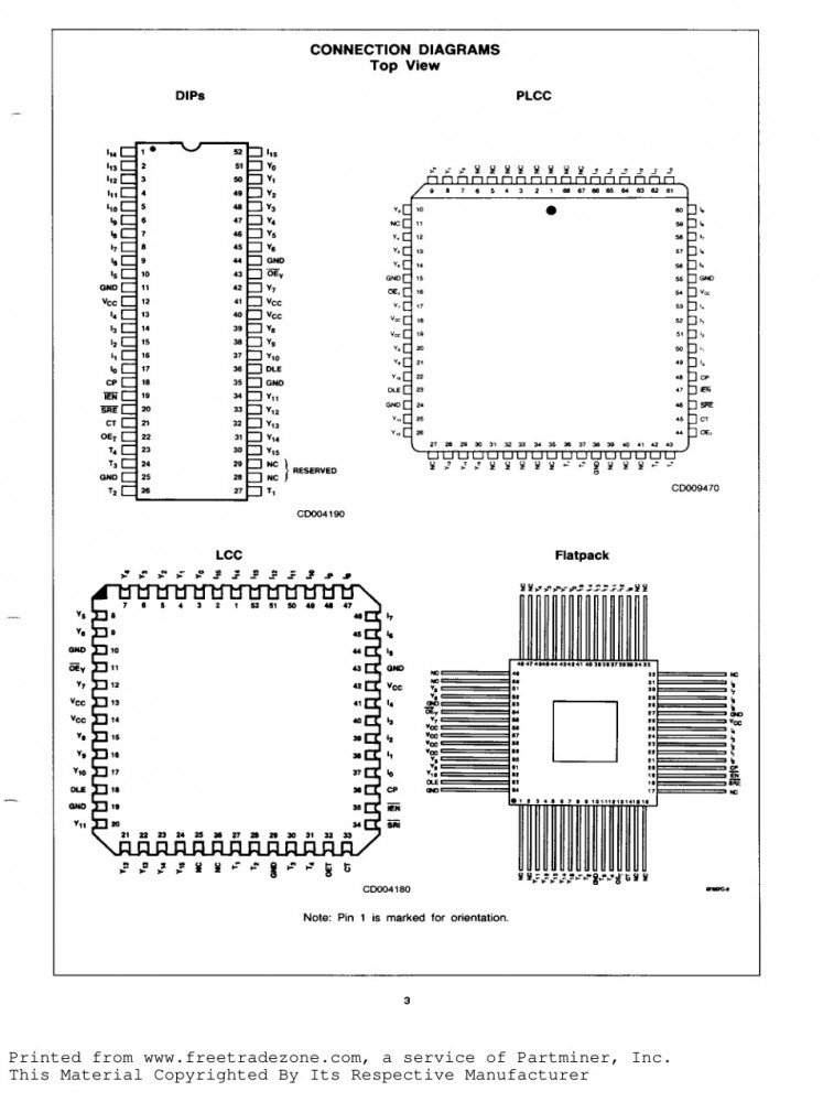 AM29C116-1JC datasheet page 3