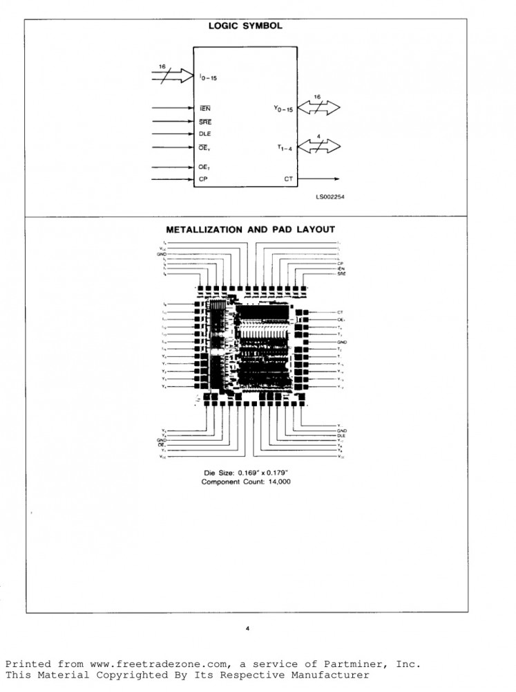 AM29C116-1JC datasheet page 4
