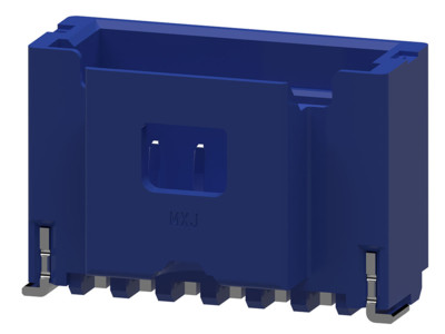 1.00mm Pitch, Pico-Clasp PCB Header, Single Row, Vertical, Surface Mount, Tin Plated, Inner Positive Lock, 13 Circuits, Blue for sale