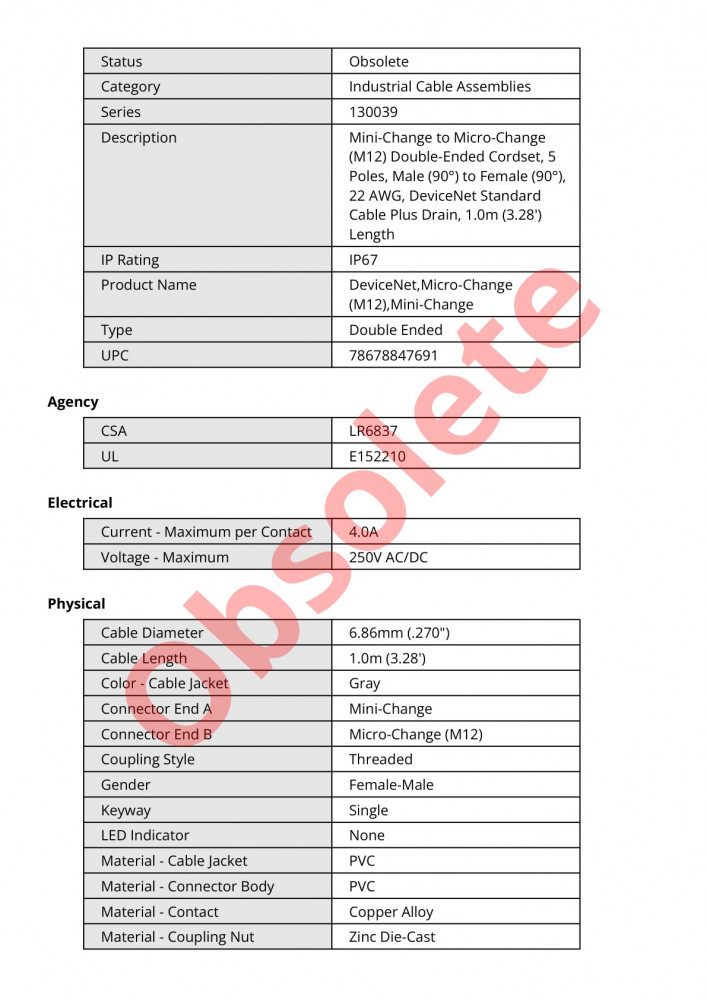 MOLEX 1300390188 product document image, page 2