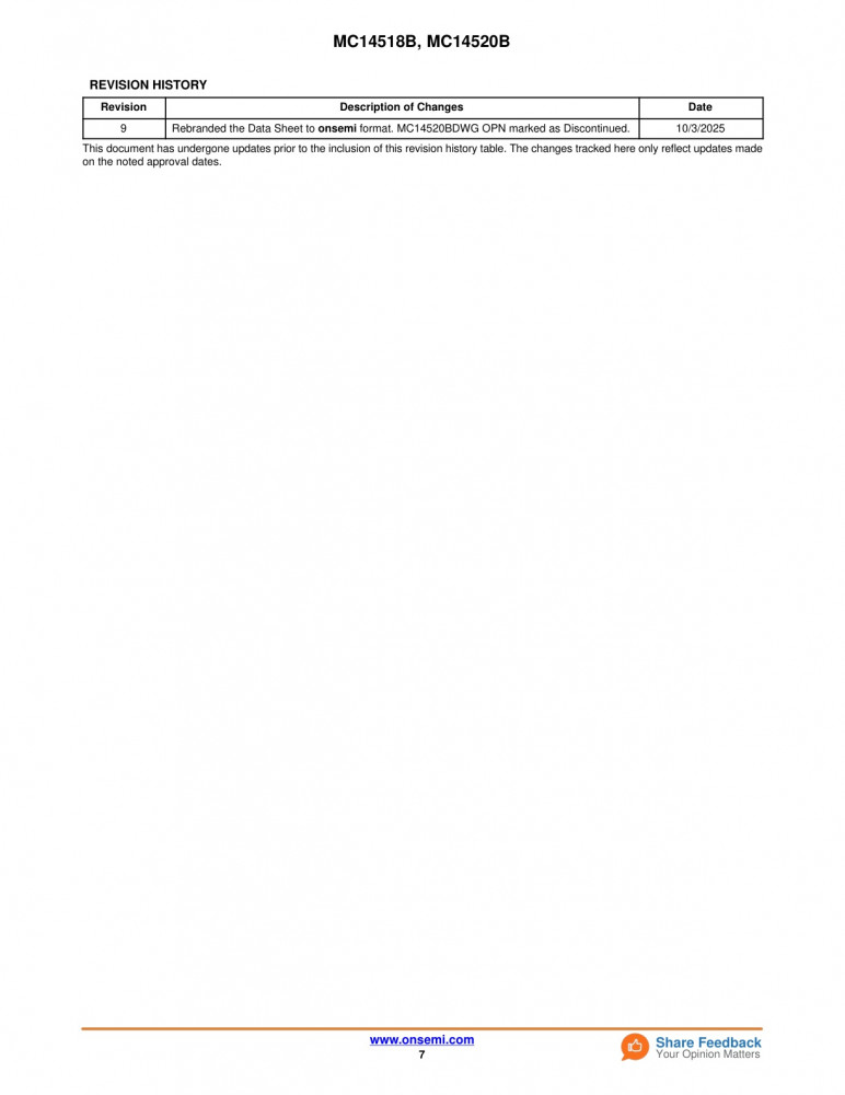 MC14518B datasheet page 7