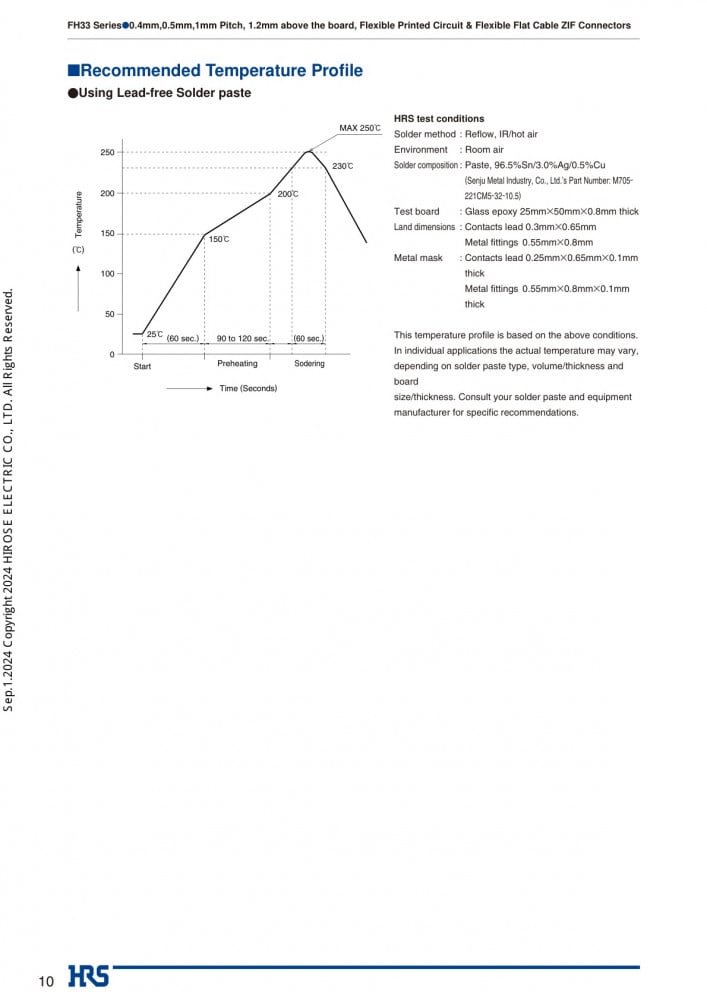 HRS FH33 datasheet page 10