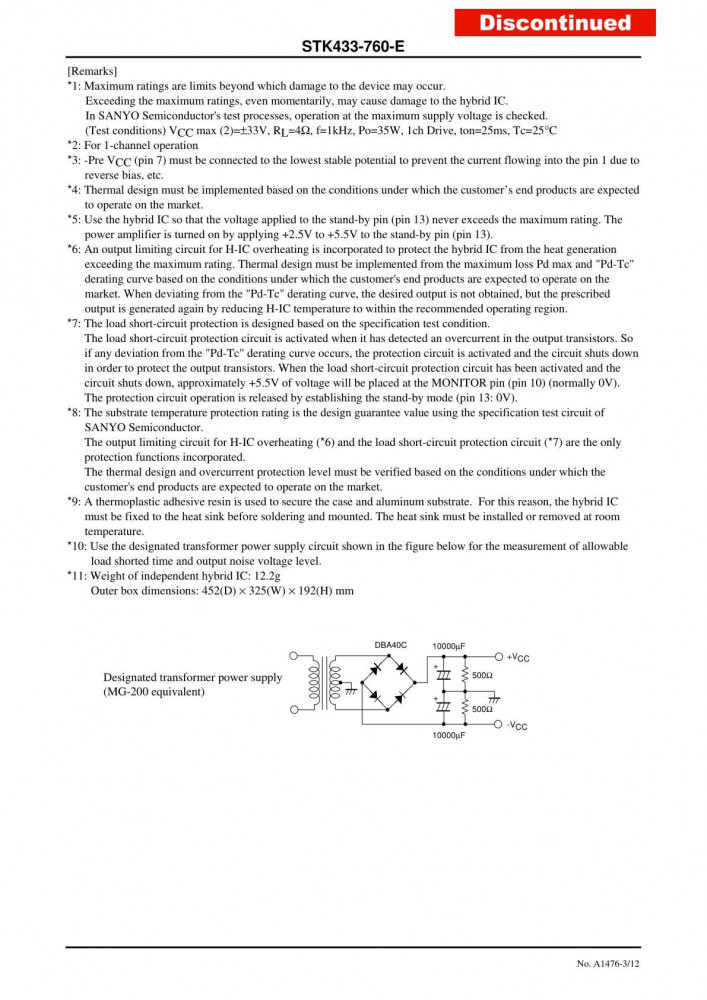 STK433-760-E datasheet page 3