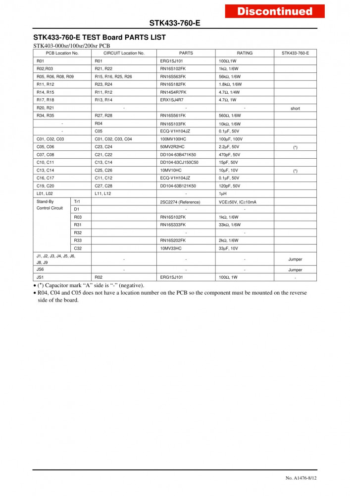 STK433-760-E datasheet page 8