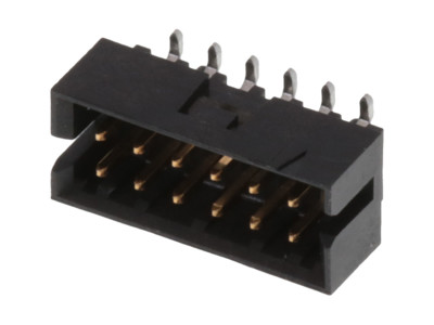 2.00mm Pitch, Milli-Grid PCB Header, Dual Row, Vertical, Surface Mount, Shrouded, 50 Circuits, 2.50µm Matte Tin (Sn) Plating, Dual Side Slots, Dual Friction Locks, Center Polarization, with Pegs, with Cap, Tube