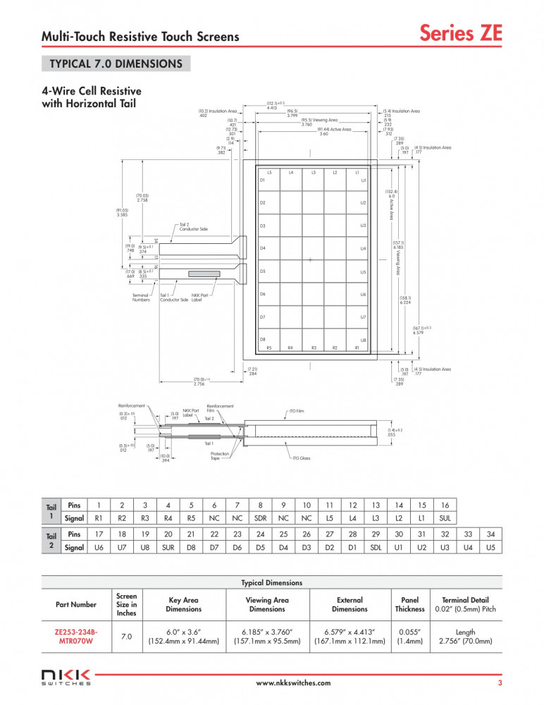 NKK Series ZE technical document page 3