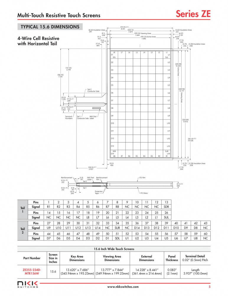 NKK Series ZE technical document page 5
