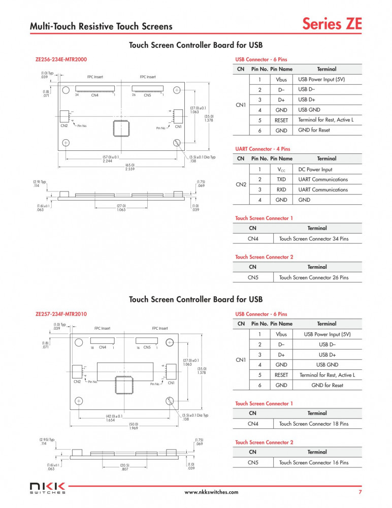 NKK Series ZE technical document page 7