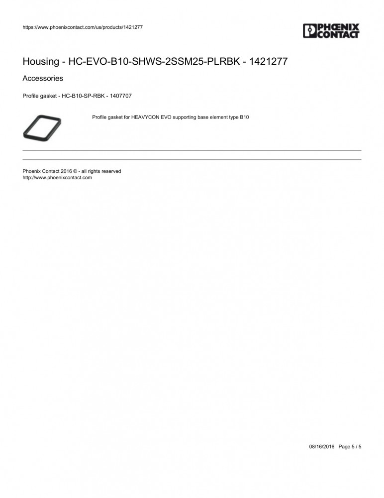 Phoenix Contact 1421277 technical document page 5