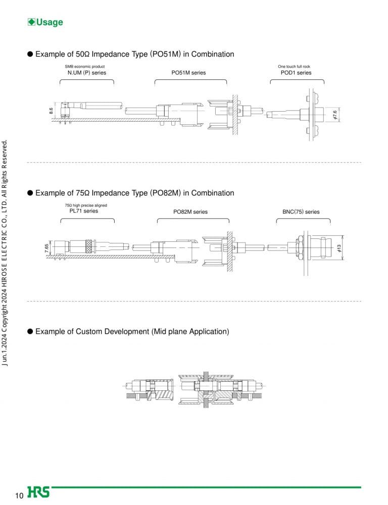 HRS PO21M series datasheet page 10