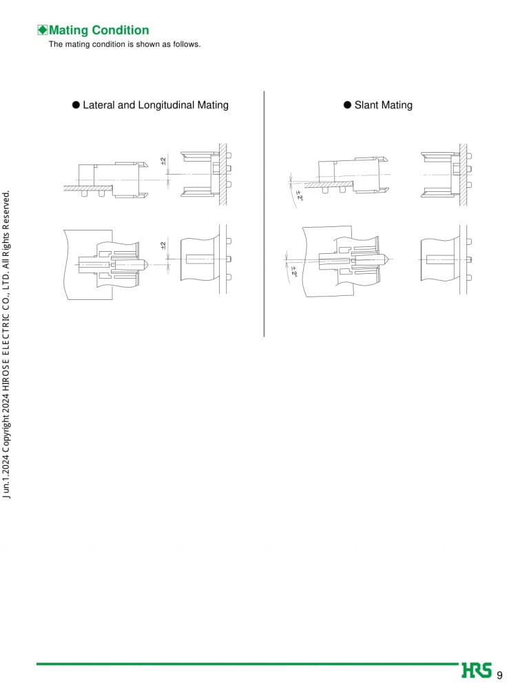 HRS PO21M series datasheet page 9