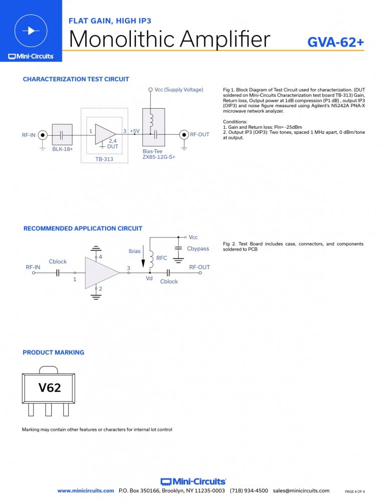 GVA-62+ datasheet page 4