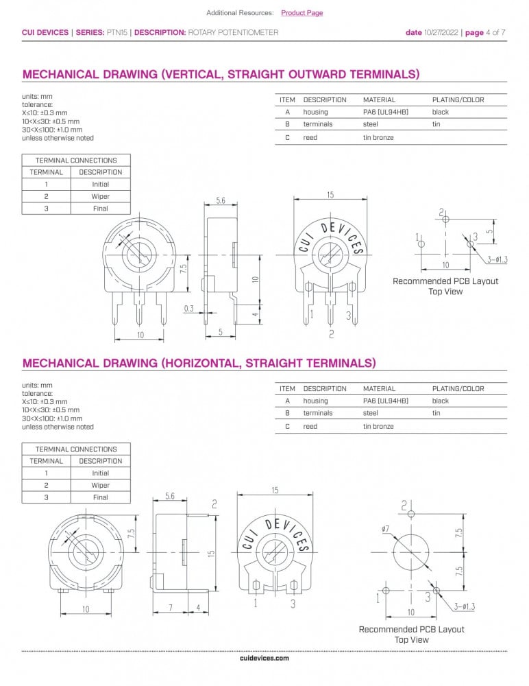 PTN15 datasheet page 4