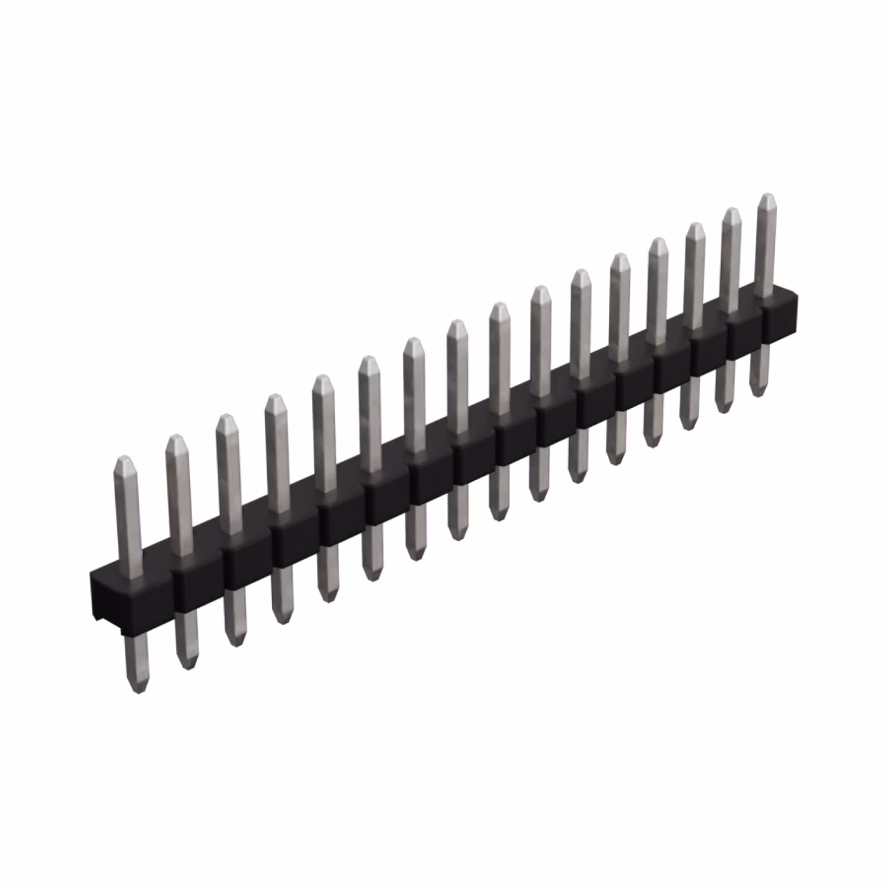 2.00mm Pitch Milli-Grid Header, Vertical, Through Hole, Breakaway, 16 Circuits, 2.50µm Tin (Sn) Plating, Mating Pin Length 4.00mm, Tail Length 2.70mm, Lead-Free for sale