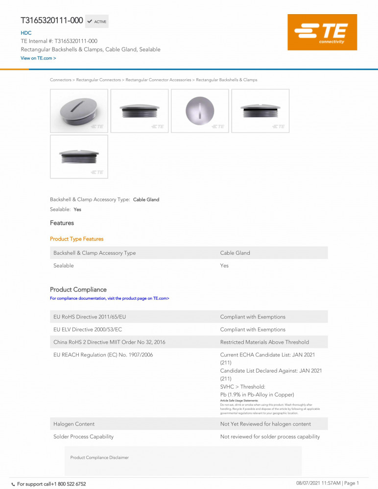 T3165320111-000 technical document page 1