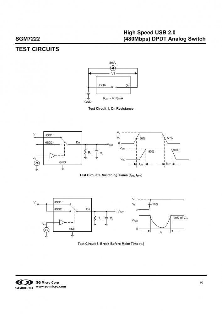 SGM7222 datasheet page 6