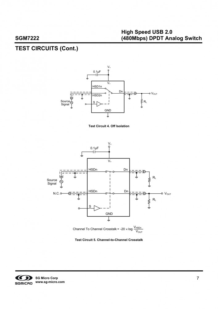 SGM7222 datasheet page 7