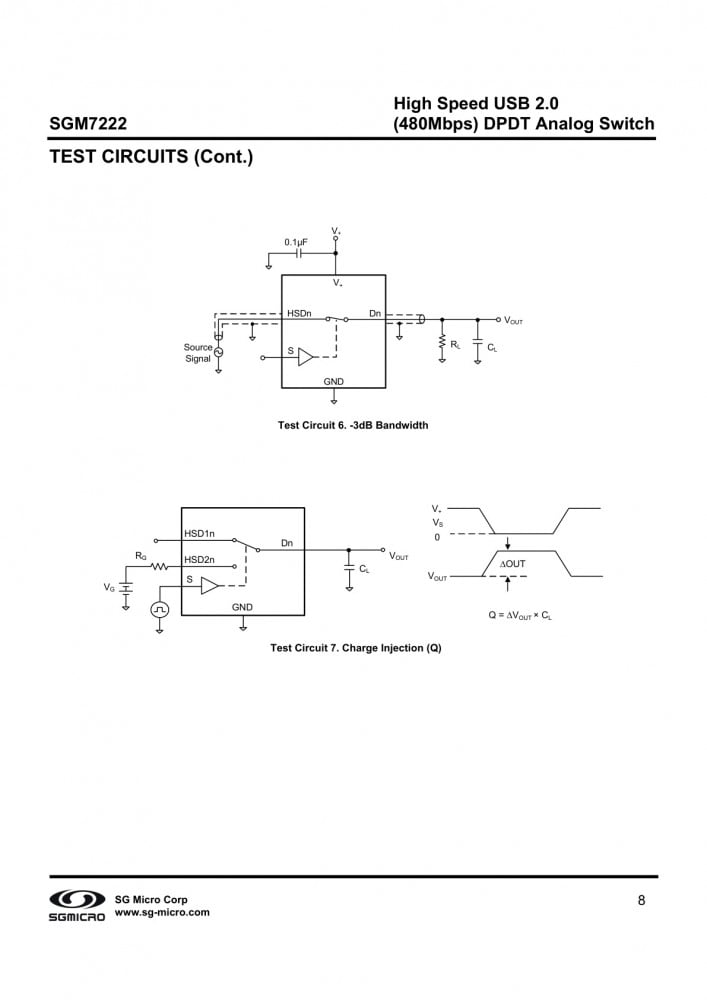 SGM7222 datasheet page 8