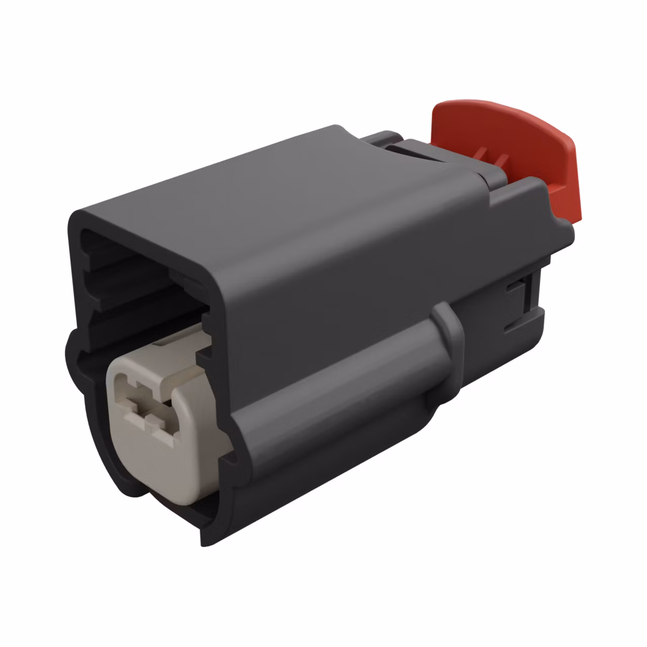 2.54mm MX64 Sealed Single Row Crimp Housing, GET Terminal, Gray, 2 Circuits, Key A, with CPA Lock for sale