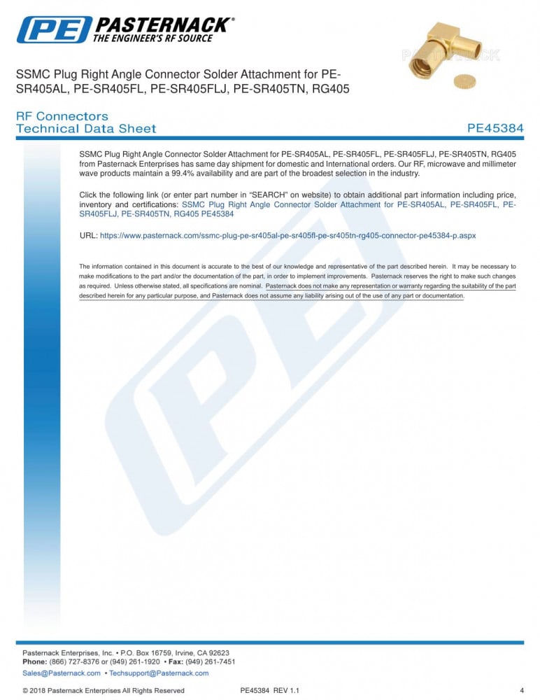 PE45384 datasheet page 4
