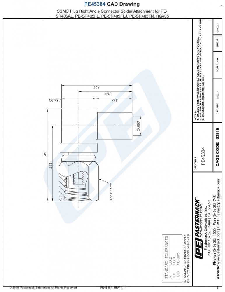 PE45384 datasheet page 5