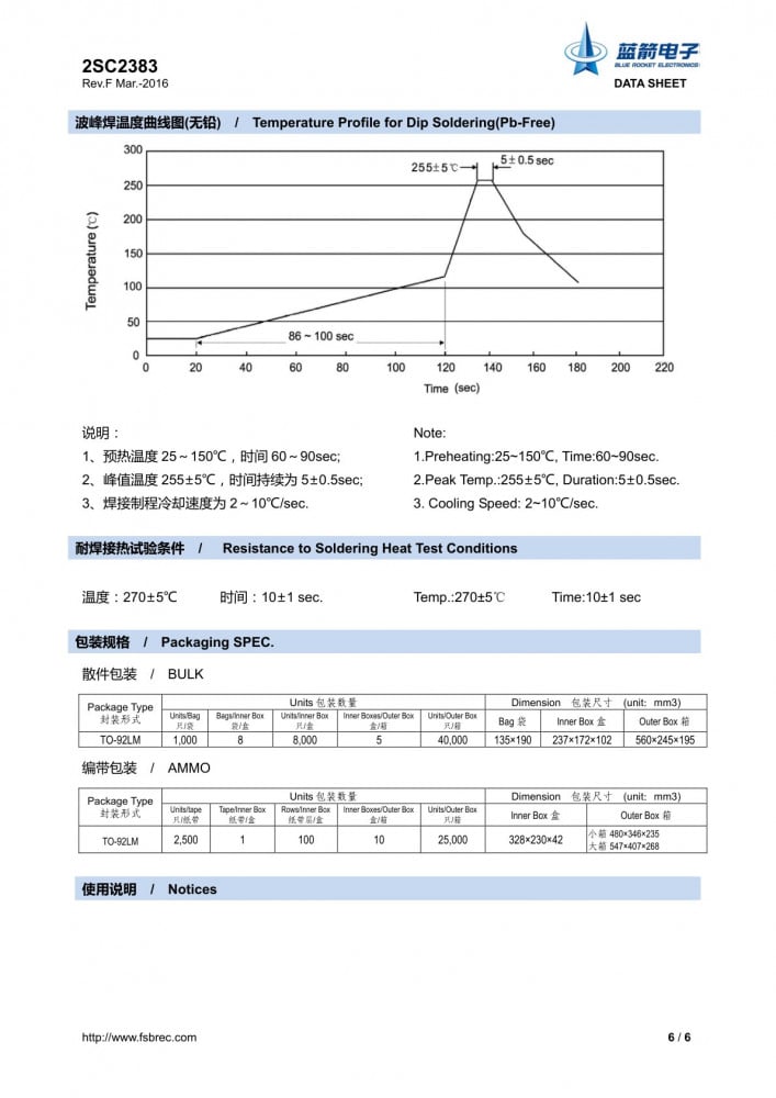 2SC2383-O datasheet page 6