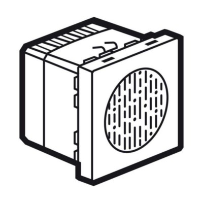 Buzzer Arteor™ - 230 V - 1 module - magnesium