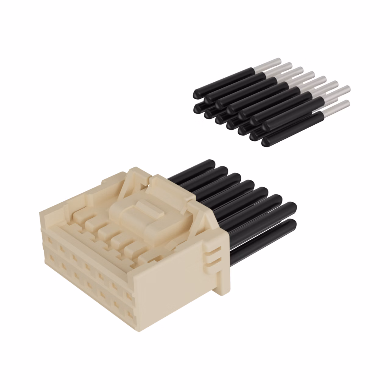 iGrid-to-Pigtail Off-the-Shelf (OTS) Cable Assembly, Dual Row, 600.00mm Length, 14 Circuits, Natural for sale
