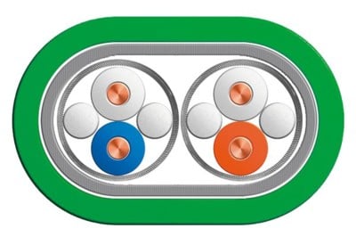 SIEMENS 6XV18502GH20 Modular Ethernet Cable RJ45 RJ11 Chip for sale