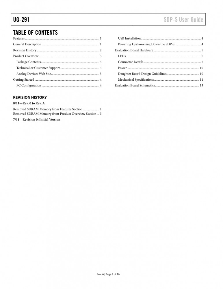 EVAL-SDP-CS1Z documentation page 2