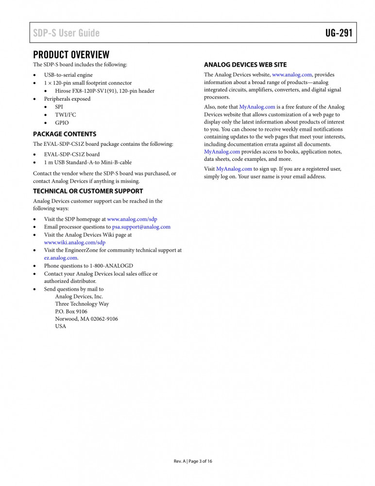 EVAL-SDP-CS1Z documentation page 3