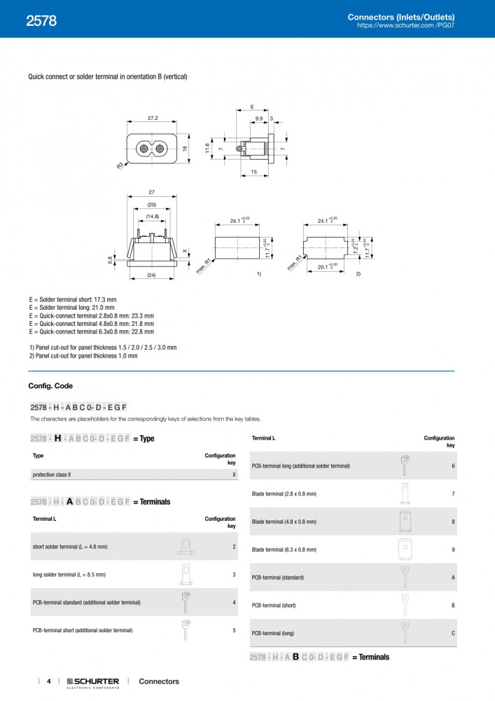SCHURTER 6160.0135 datasheet page 4