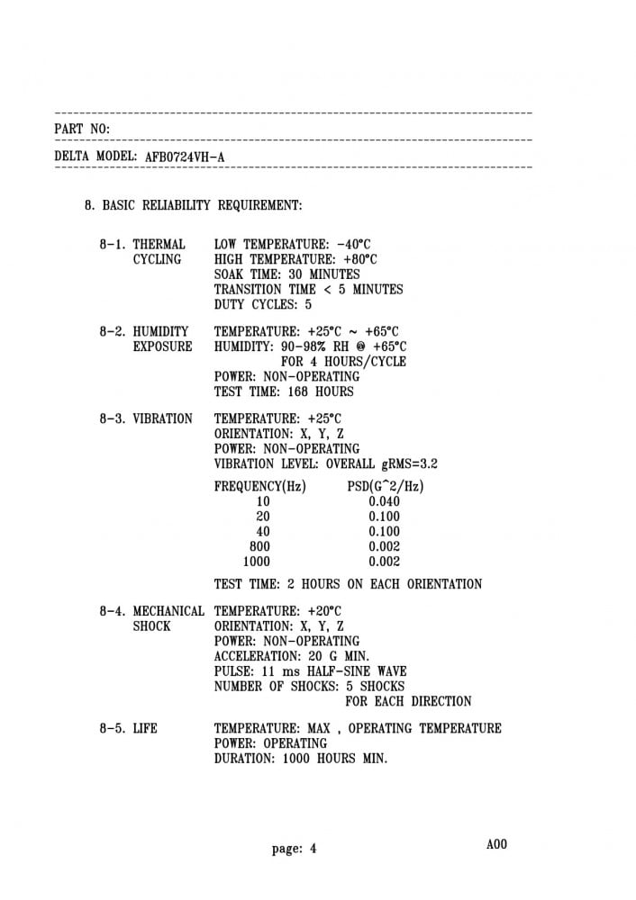 AFB0724VH-A P-Q curve page