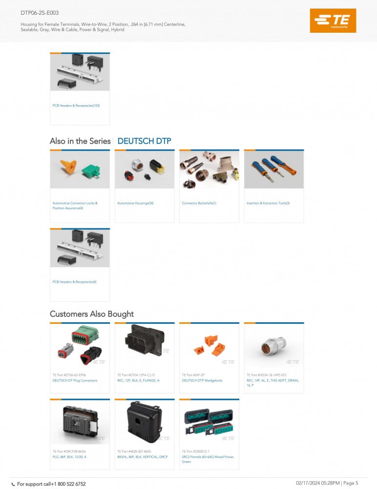 DTP06-2S-E003 technical document page 5